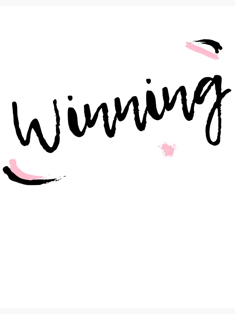 "Winning " Sticker by aacharyav | Redbubble
