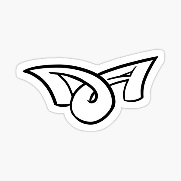 "DA Logo" Sticker by azourahe | Redbubble