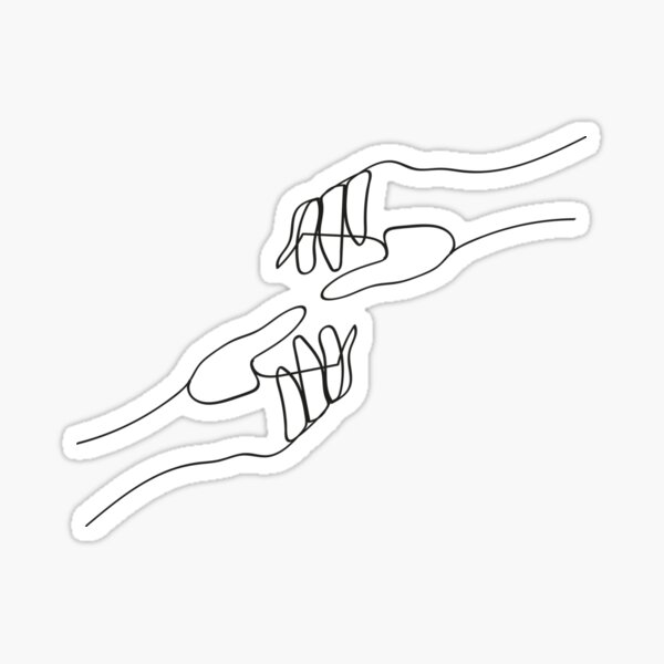 "Simple line art" Sticker for Sale by artsbyYK | Redbubble