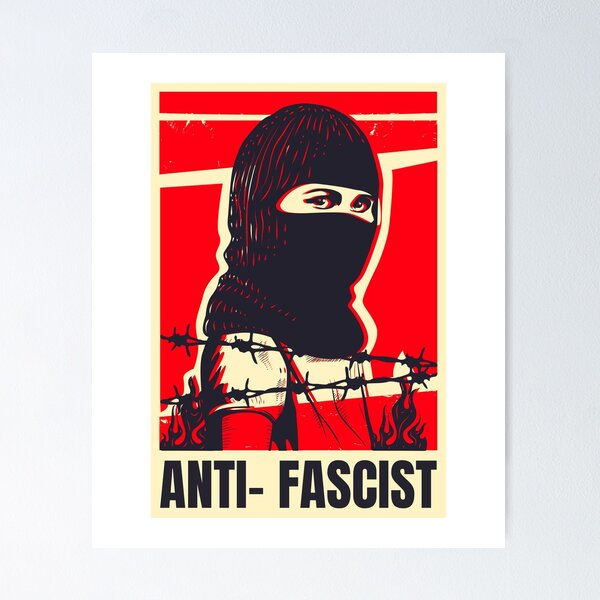 "Anti Fascist Resistance " Poster for Sale by artpirate | Redbubble