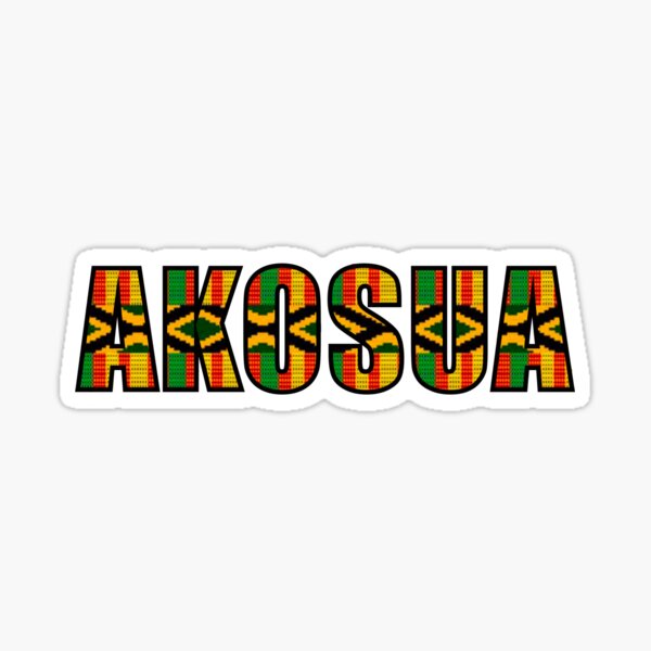 "Akosua Sunday Born Female" Sticker for Sale by camrynangela | Redbubble