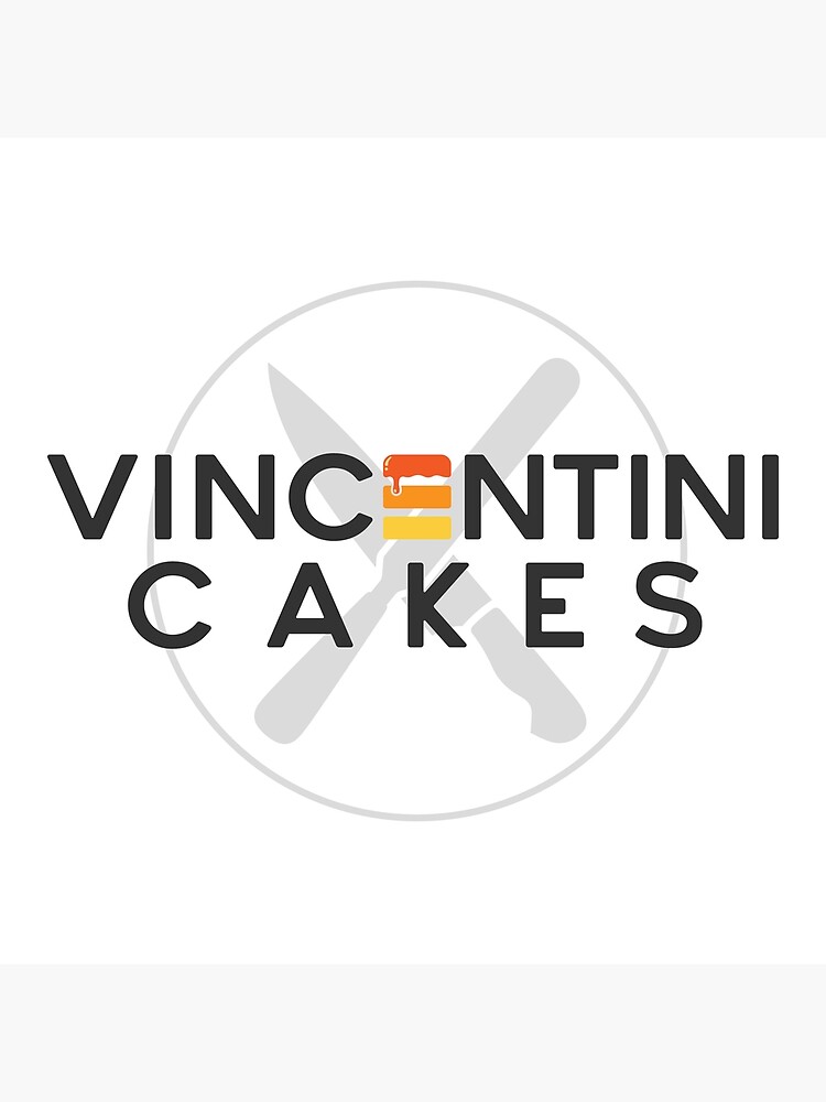 "Vincentini Cakes Large Logo" Poster for Sale by Nicoleingraffia ...