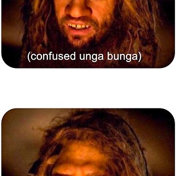 "Confused Unga Bunga - 2 Pack - Teacher Meme Grading" Sticker for Sale ...