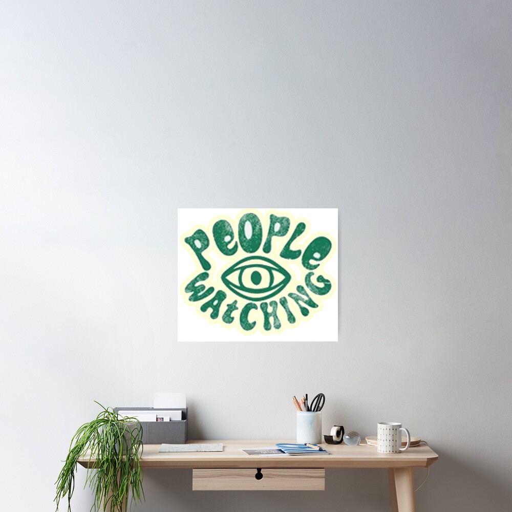 "people watching - conan gray" Poster for Sale by LiKaDraw | Redbubble