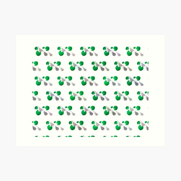"tadpoles pattern(white based)" Art Print by yoon-kyung | Redbubble