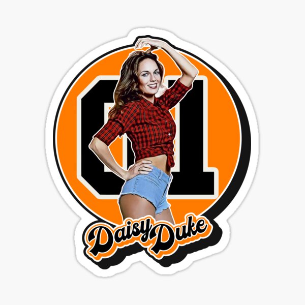 "Retro Style Daisy Duke Tribute" Sticker for Sale by acquiesce13 ...