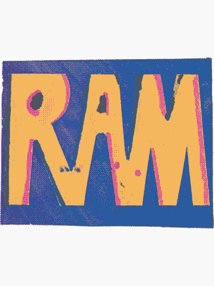 "RAM pixel" Sticker for Sale by Jory Seinfeld | Redbubble