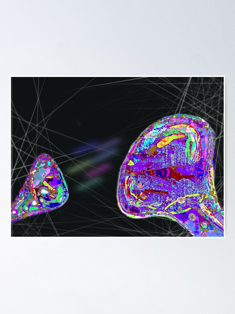 "Synaptic Connection " Poster by RealSteeleArt | Redbubble