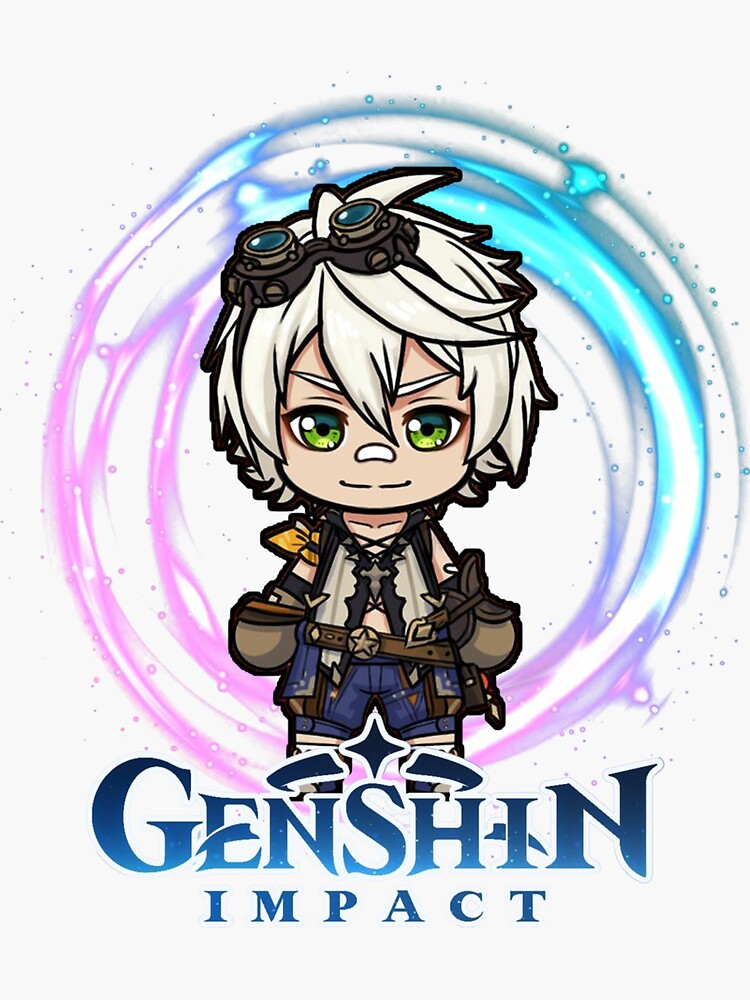 "Genshin Impact x Bennett Chibi" Sticker for Sale by rmanong | Redbubble
