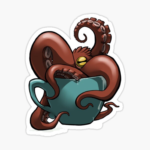 "Deep Brew" Sticker by skogul | Redbubble