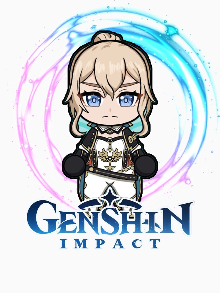 "Genshin Impact x Jean Chibi" T-shirt for Sale by rmanong | Redbubble ...
