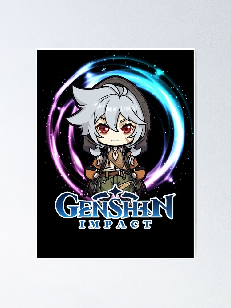 Póster «Genshin Impact x Razor Chibi» de rmanong | Redbubble