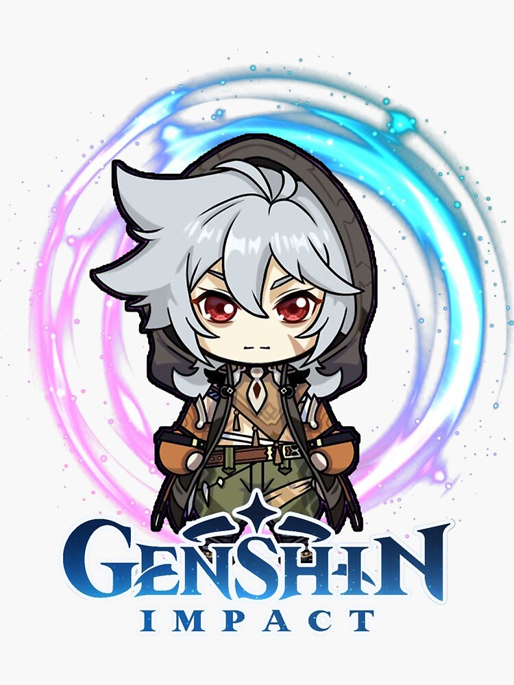 "Genshin Impact x Razor Chibi" Sticker for Sale by rmanong | Redbubble