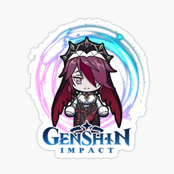 "Genshin Impact x Rosaria Chibi" Sticker for Sale by rmanong | Redbubble