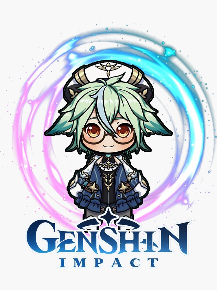"Genshin Impact x Sucrose Chibi" Sticker for Sale by rmanong | Redbubble