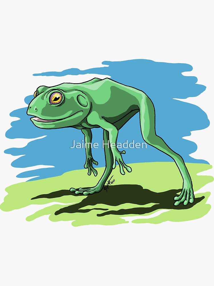 "Hellfrog Maximum" Sticker by JAHeadden | Redbubble