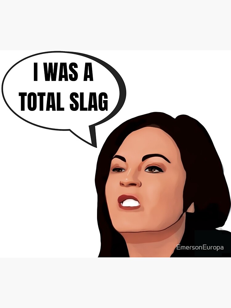 "Kat Slater I WAS A TOTAL SLAG" Sticker for Sale by EmersonEuropa ...