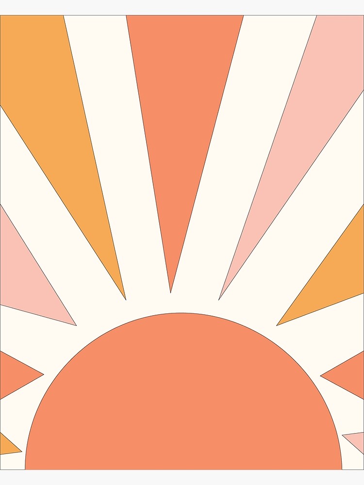 "Aesthetic Sun" Poster for Sale by designsbylivxo | Redbubble