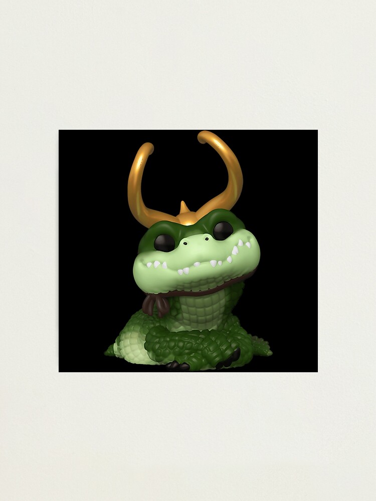 Lámina fotográfica «Loki Gator Alligator Loki Croki Cocodrilo Dios de ...