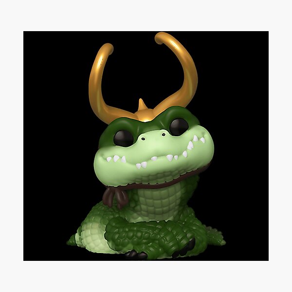 Lámina fotográfica «Loki Gator Alligator Loki Croki Cocodrilo Dios de ...