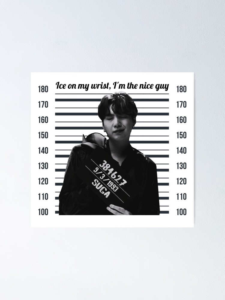 "BTS Suga K-Pop Idol Min Yoon-gi 민윤기" Poster by bangtanofficial | Redbubble