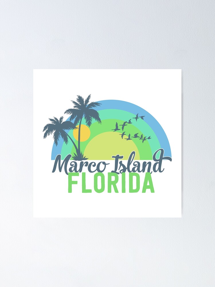"Marco Island Florida" Poster for Sale by Madhoun-Shop | Redbubble