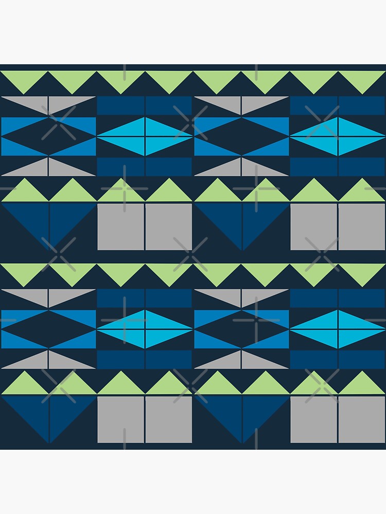 "Bulkhead pattern in modern colors. " Sticker for Sale by JAWSCreatives ...