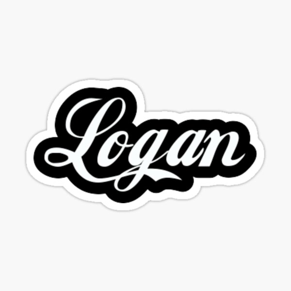 Logan Name Stickers | Redbubble