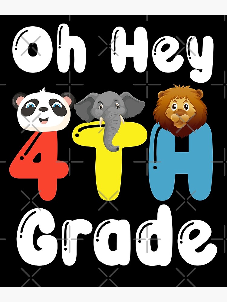 Póster «Oh Hey 4to grado de regreso a la escuela para estudiantes y ...