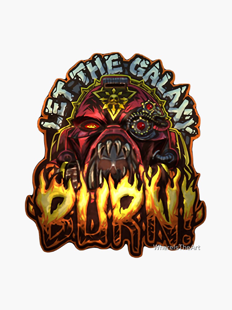 "Burn CS:GO Sticker" Sticker for Sale by WhereIsTheArt | Redbubble