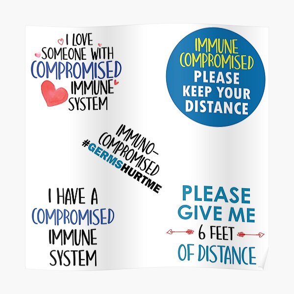 "Immune Compromised Essential Pack" Poster by ArcticDreams | Redbubble