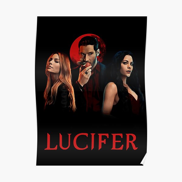 "Lucifer colorful poster style " Poster for Sale by jonajuliano | Redbubble