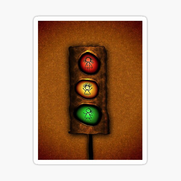 Traffic Signals Stickers | Redbubble