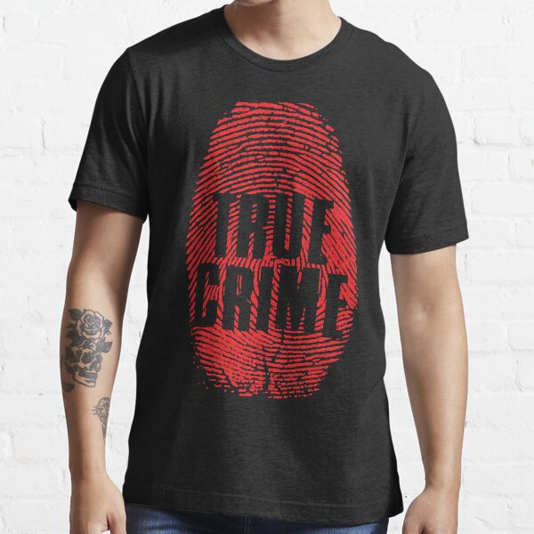 "True Crime " T-shirt for Sale by gurmanar | Redbubble | true crime t ...
