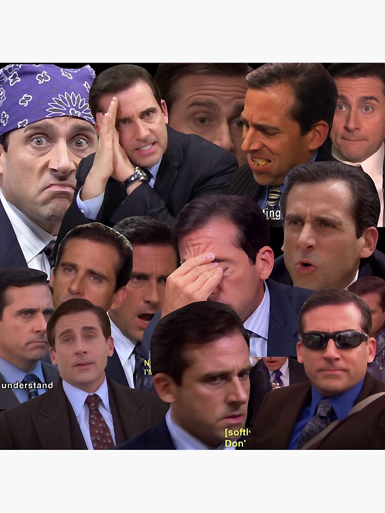 "The Office Set" Sticker for Sale by ConnieDietrich | Redbubble