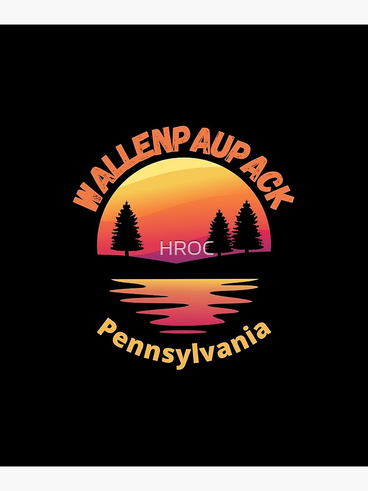 "Lake Wallenpaupack" Poster by HROC | Redbubble