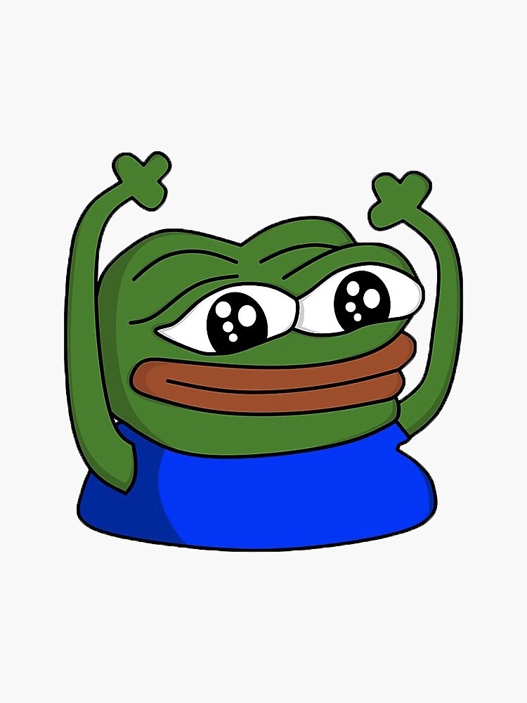 "Poggies" Sticker for Sale by MajorWS1 | Redbubble