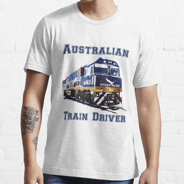 "Australian Train Driver" T-shirt for Sale by railside-design ...