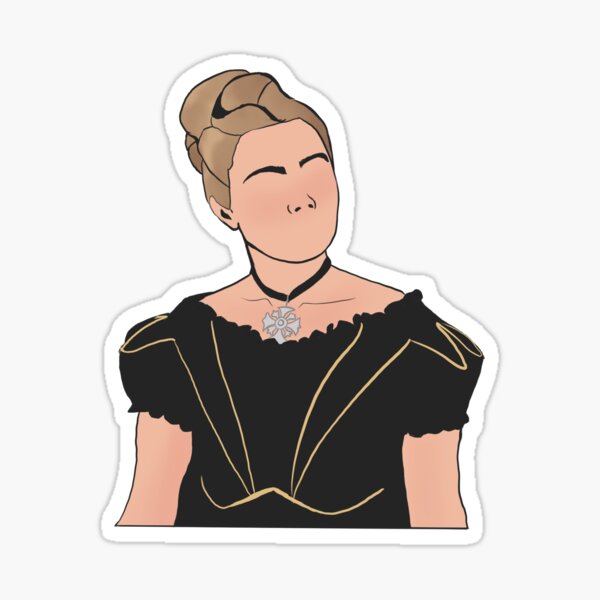 "Amy March Dress Little Women Design" Sticker for Sale by ...