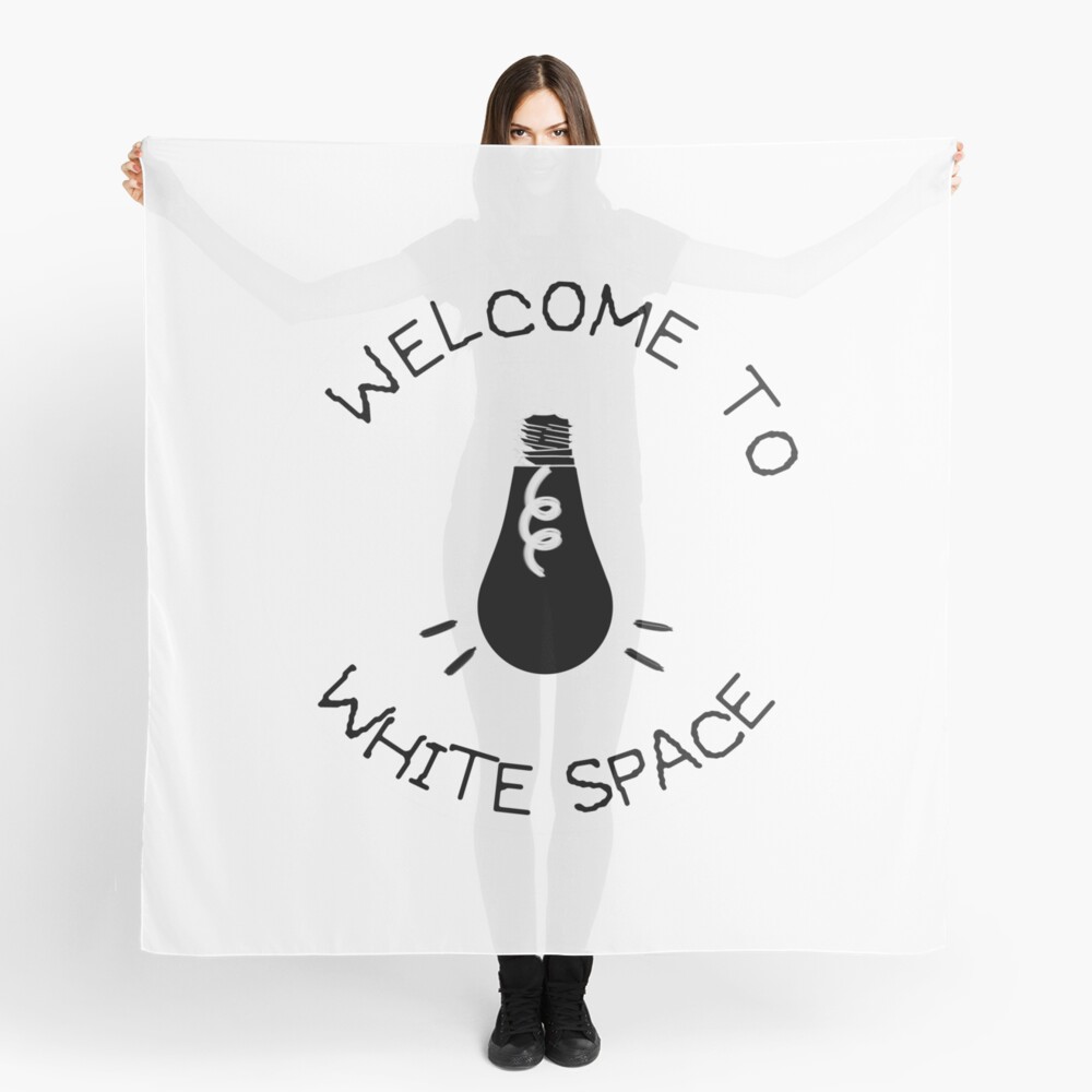 "WELCOME TO WHITE SPACE" Poster for Sale by Offkeykazoo | Redbubble