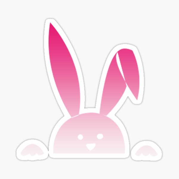 "Bunny " Sticker for Sale by uki-yo | Redbubble