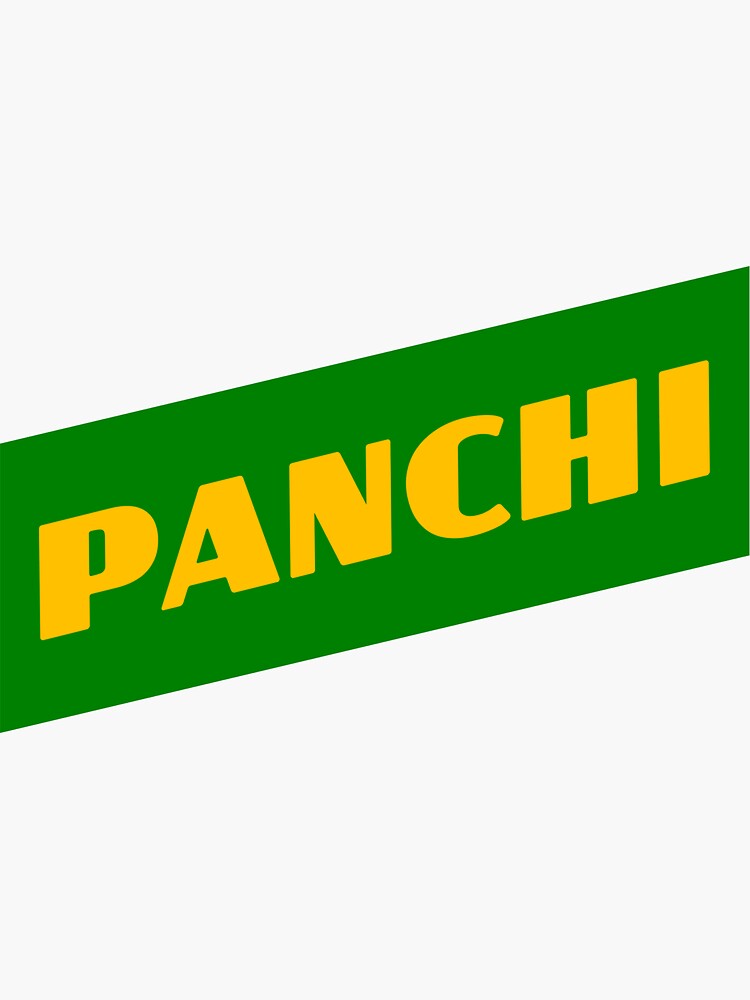 "Panchi 1970s Logo" Sticker for Sale by Blue91233 | Redbubble