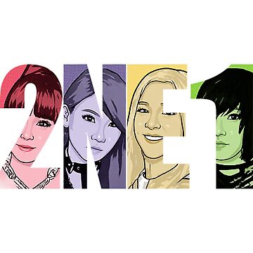 "2ne1 T-ShirtTooniefied 2NE1 V2" Poster for Sale by ElfledaBush | Redbubble