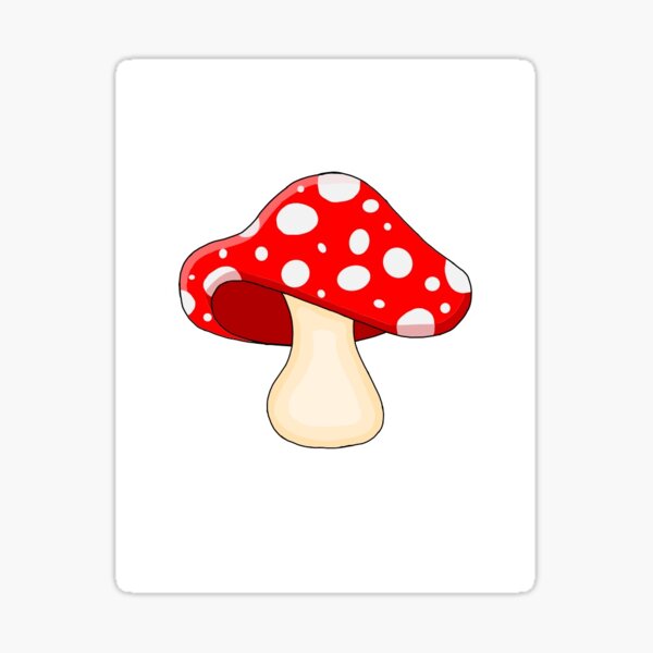 "Mushroom Sticker Indie Cottage Core Goblin Core Fairy core" Sticker ...