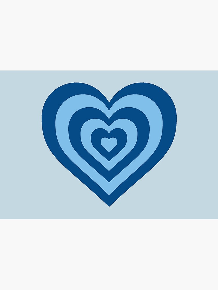 "Blue - Powerpuff Girls Retro Heart" Art Print for Sale by liyangelique ...