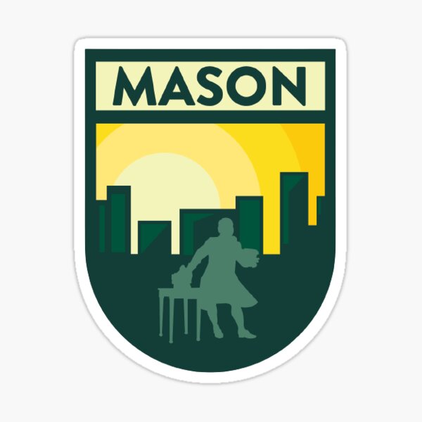 "mason vintage badge" Sticker by rednights | Redbubble