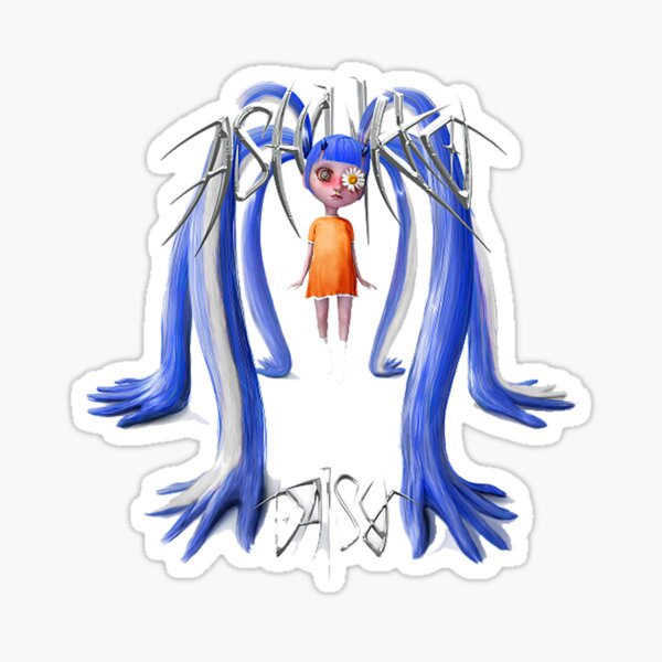 "Ashnikko T-ShirtAshnikko Daisy" Sticker for Sale by ElfledaBush ...