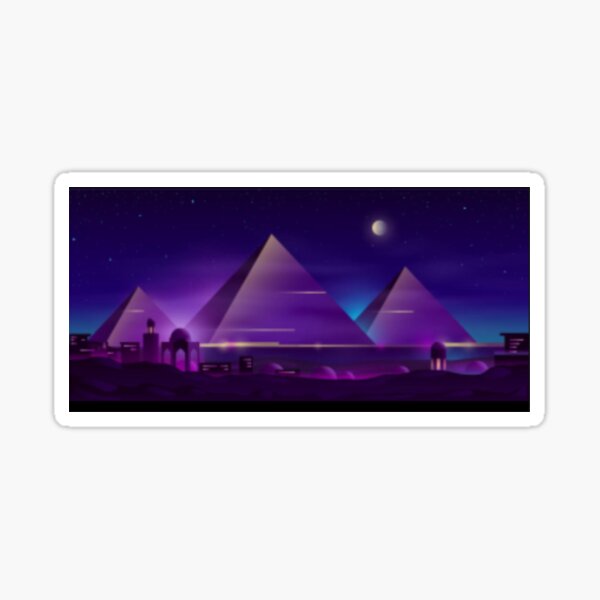 "pyramid " Sticker for Sale by clothsonyou | Redbubble