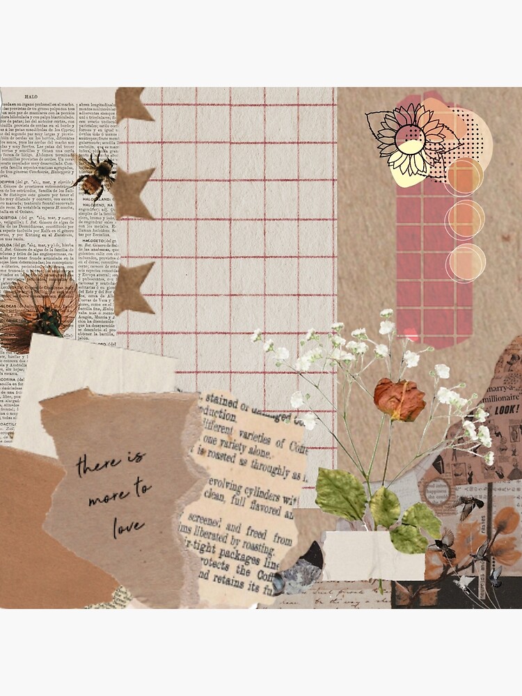 "Vintage Paper Collage" Poster for Sale by marinanevin | Redbubble