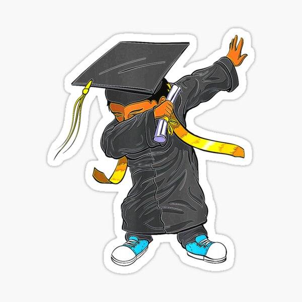 "Kids Funny Boys Grad Gifts Dabbing Graduation Class Of 2021" Sticker ...